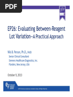 EP26-A Lot-Lot Verification | PDF