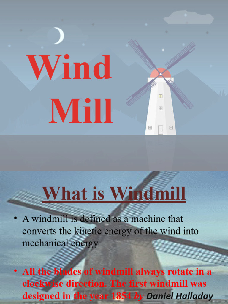 windmill | PDF | Wind Turbine | Wind Power