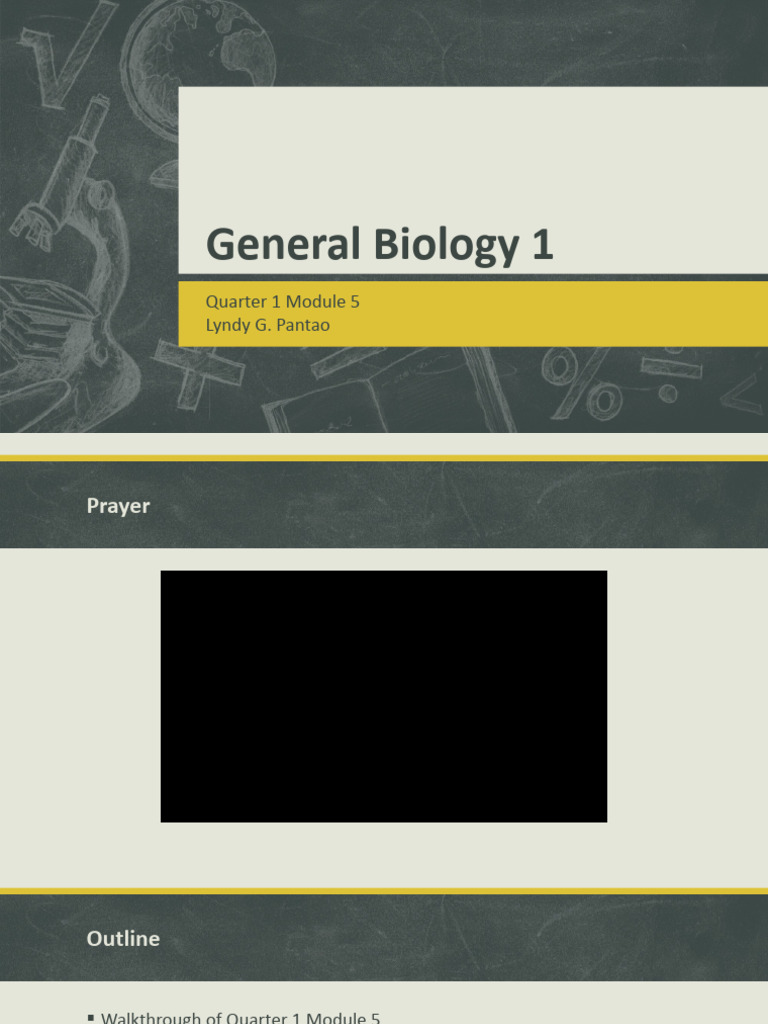Gen Bio 1 Quarter 1 Module 5 | PDF | Cell Membrane | Cell (Biology)