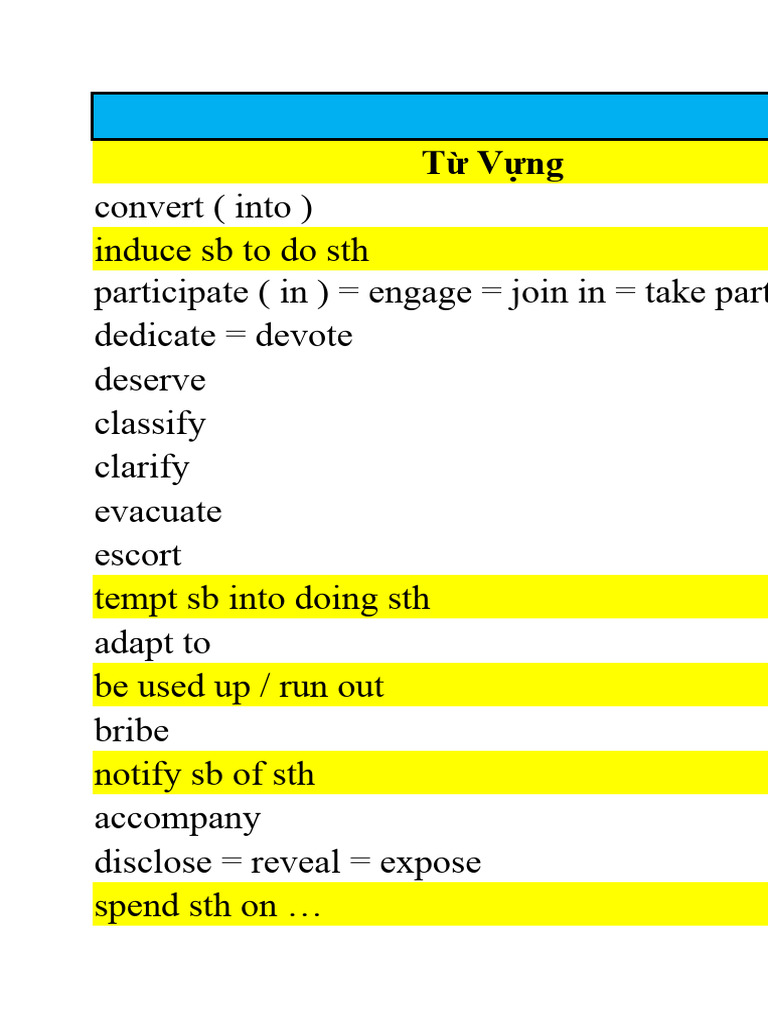 Verb T V NG | PDF