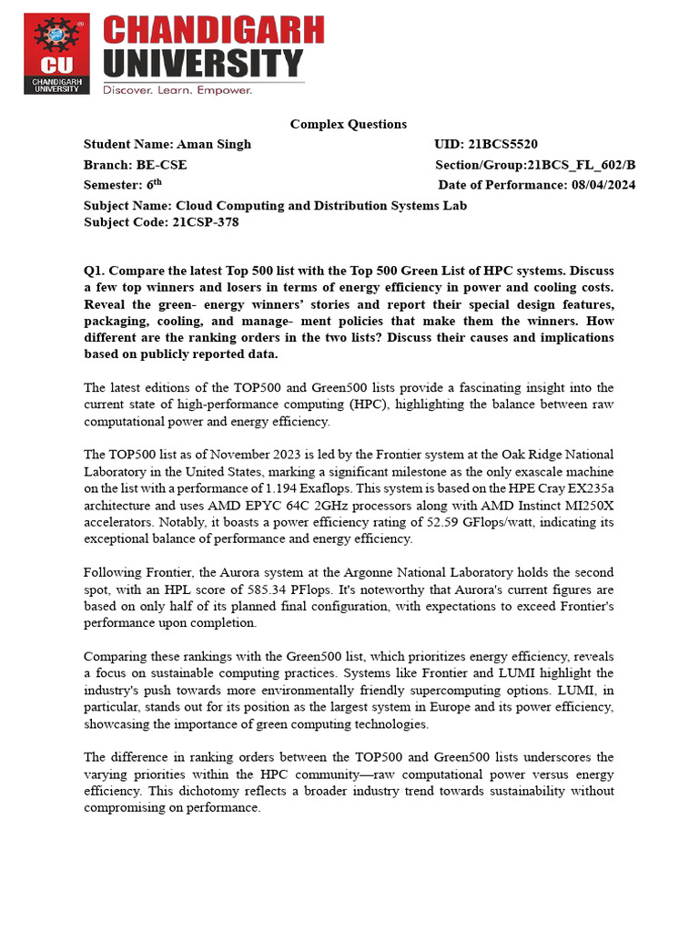 Complex Problems_Aman_cc | PDF | Cloud Computing | Open Stack