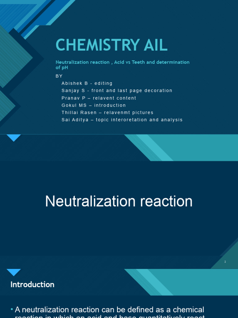 Chemistry Ail | PDF | Ph | Chemical Compounds