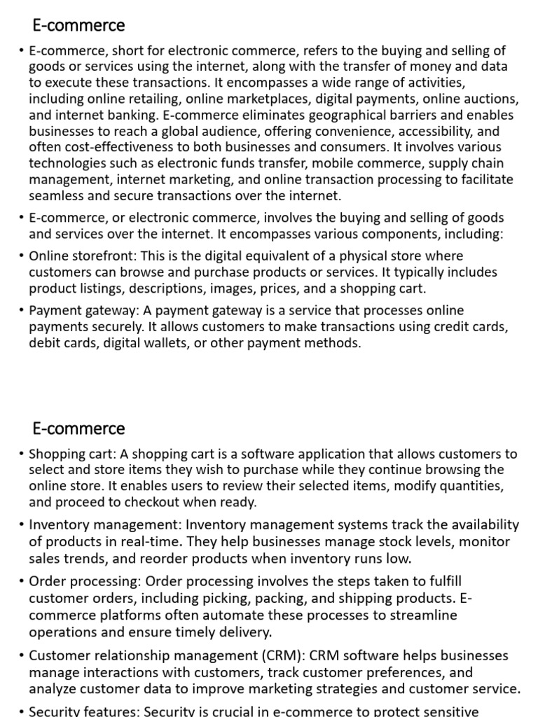 Unit 8 E Commerce | PDF | E Commerce | Online Shopping