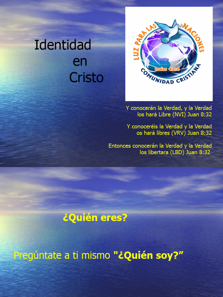 Identidad - CCLN RESUMEN | PDF | Cristo (título) | Pecado