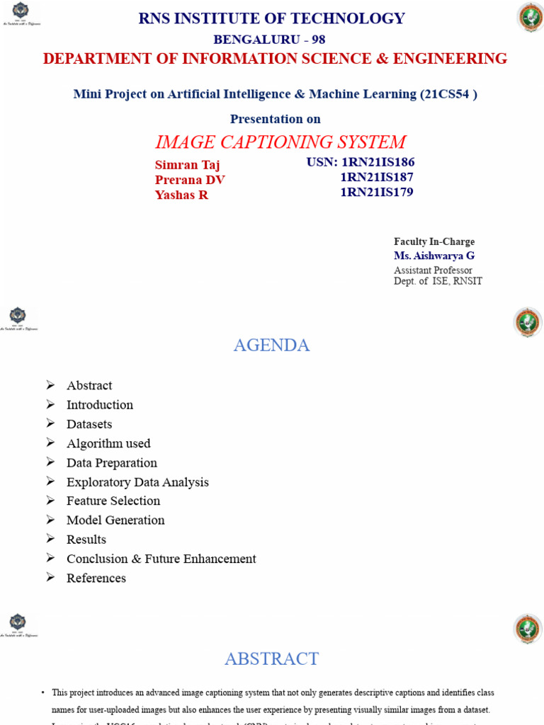 Image Classification-AIML project presentation | PDF | Artificial Intelligence | Intelligence ...