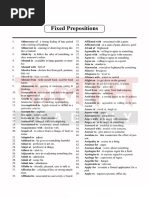 Fixed Prepositions A to Z Guide | PDF
