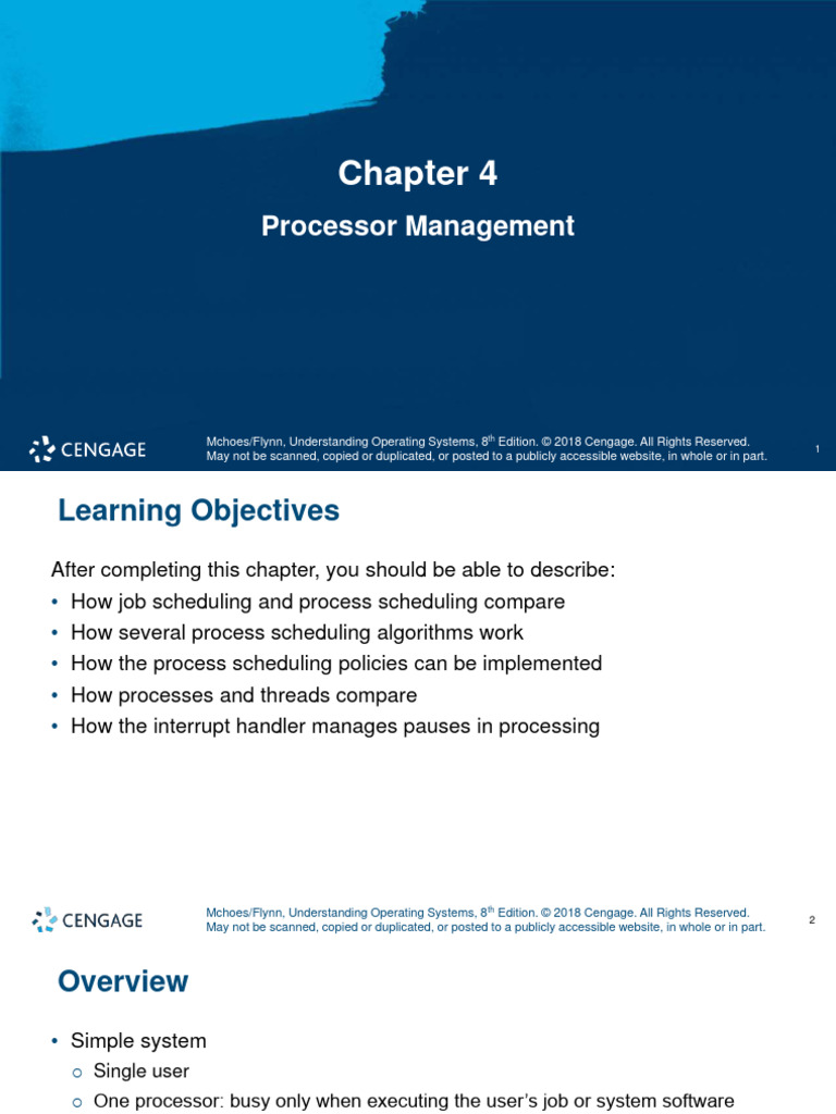 CH 04 | Download Free PDF | Scheduling (Computing) | Multi Core Processor