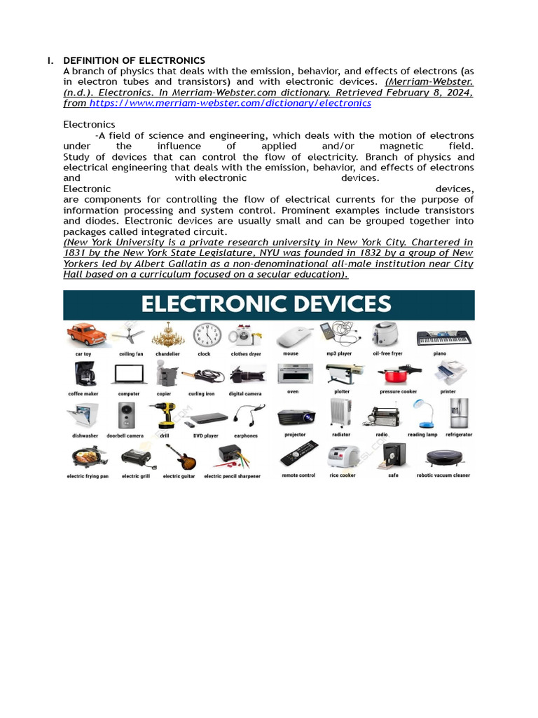 Basic Electronic | Download Free PDF | Integrated Circuit | Electronics