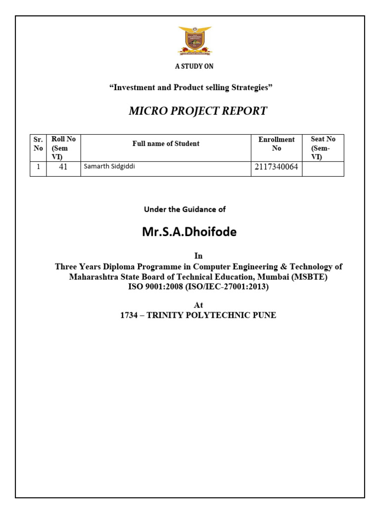 Pwp Microproject Pdf My Sql Python Programming Language 