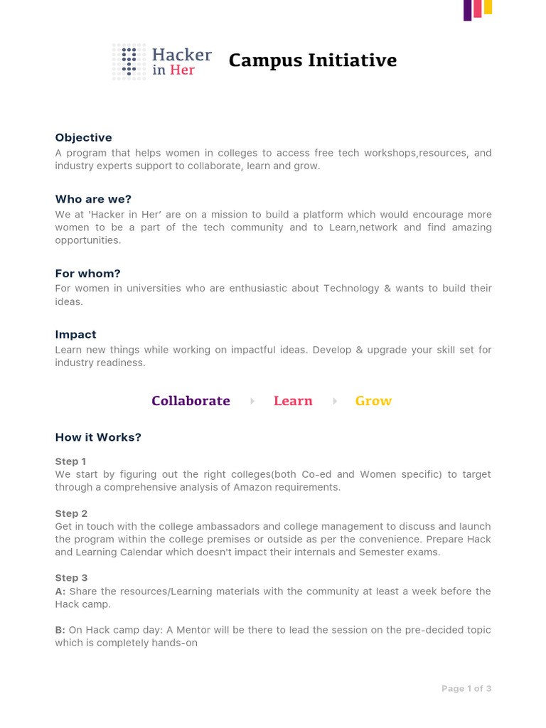 Amazon White Paper HIH | PDF | Mentorship | Human Communication