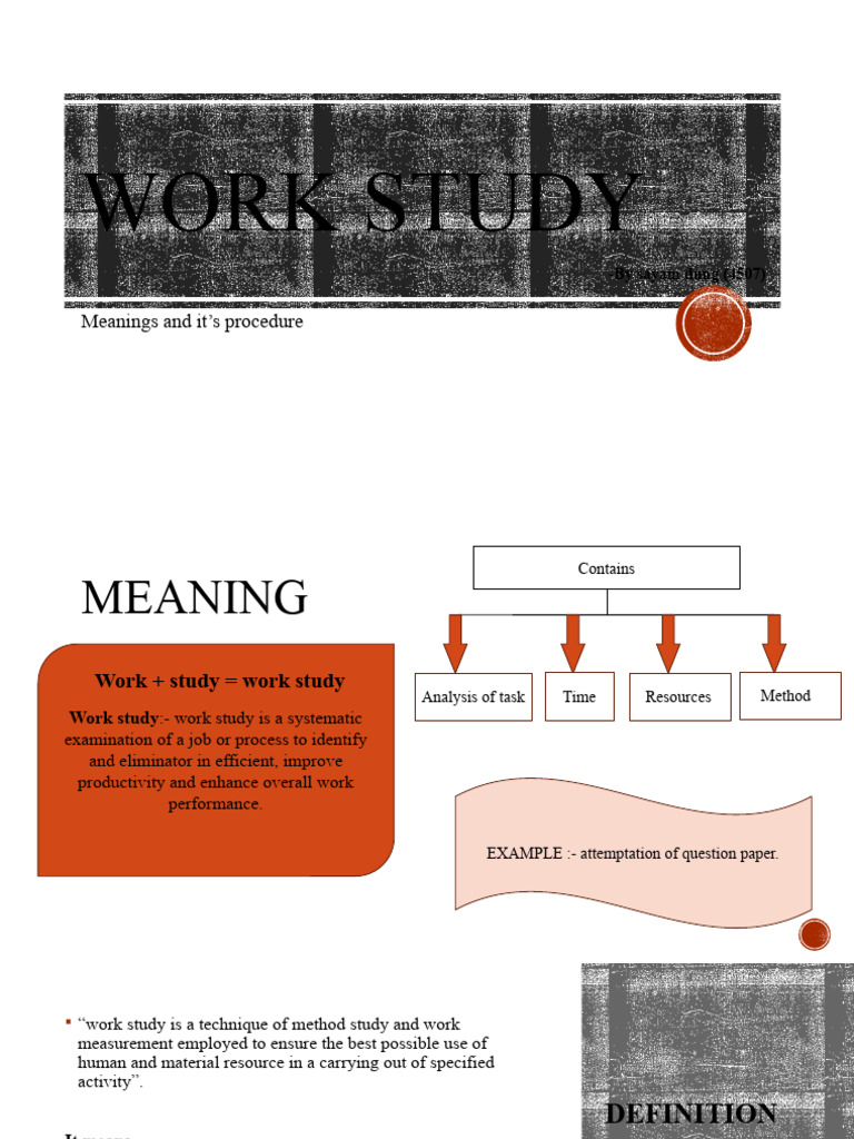 Method Study Procedure Pdf Information Economies