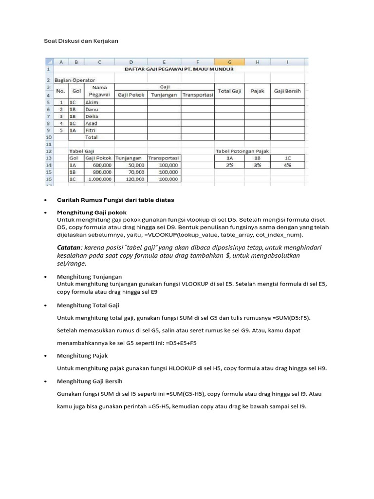 Soal Diskusi Dan Kerjakan Analisa Data 8 | PDF