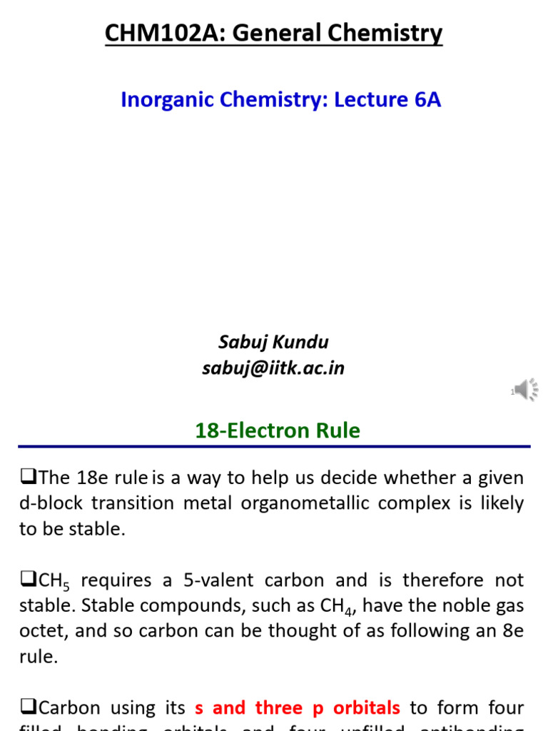 IC - Lecture 6A | PDF | Ligand | Ionic Bonding IC - Lecture 6A | PDF | Ligand | Ionic Bonding