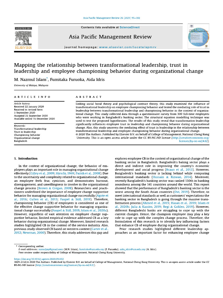 01RM16 06 CP02 ARTIKEL Mapping The Relationship Between Transf.. | PDF