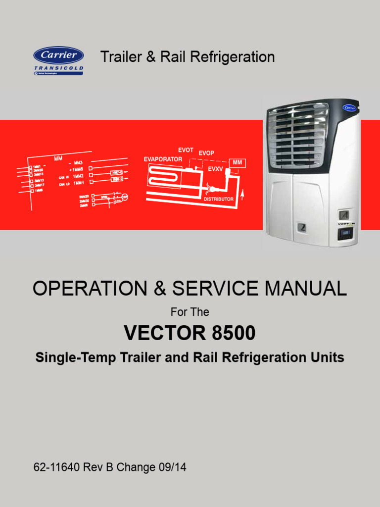 Vector 8500 Single Temp Trailer and Rail Refrigeration Units | Download ...