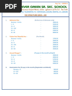 Fees Structure 2023-24 | PDF | Tax Refund | Fee
