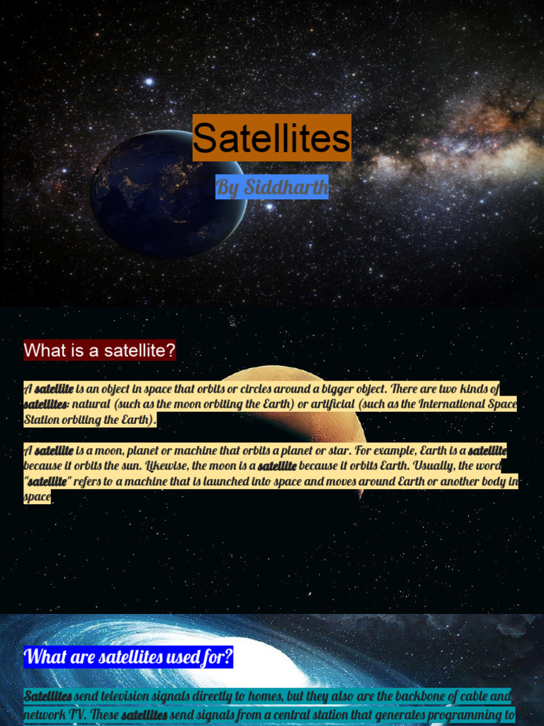 Satellites | PDF | Science & Mathematics