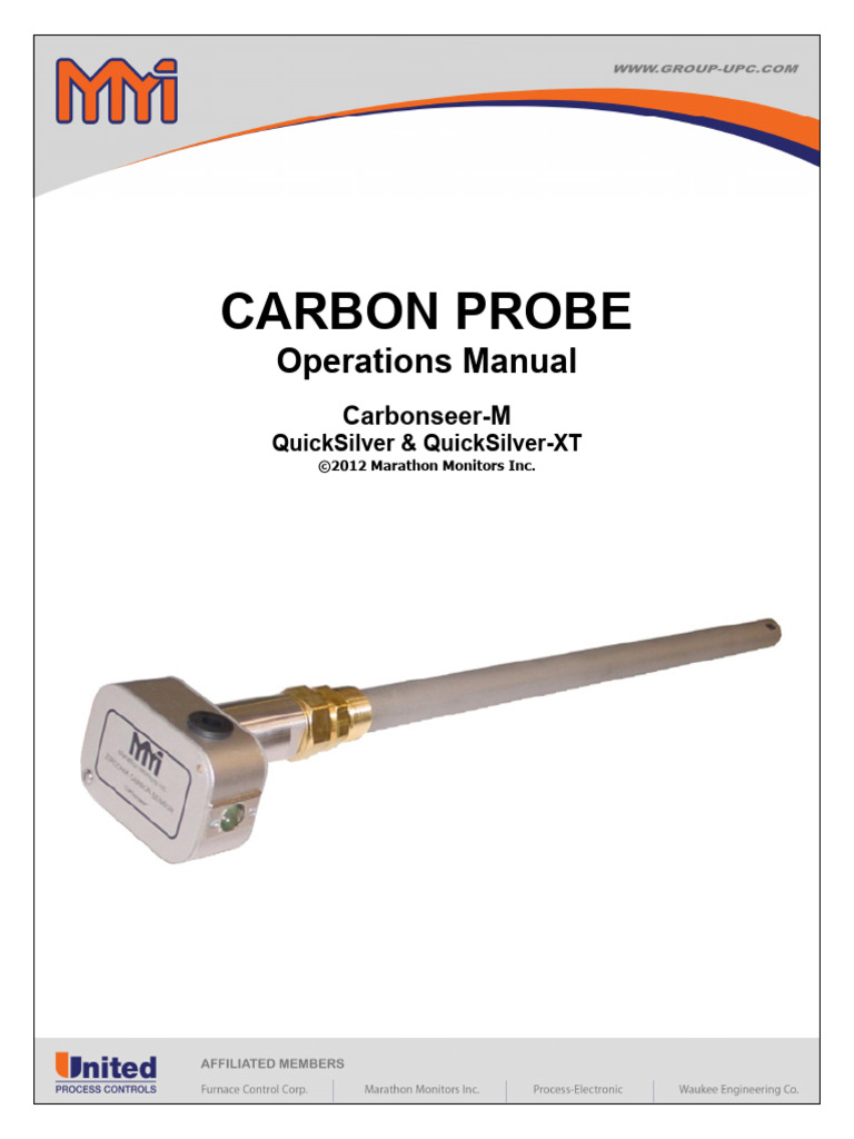 Carbon Probe Zirconia Tip | PDF | Thermocouple | Atmosphere Of Earth