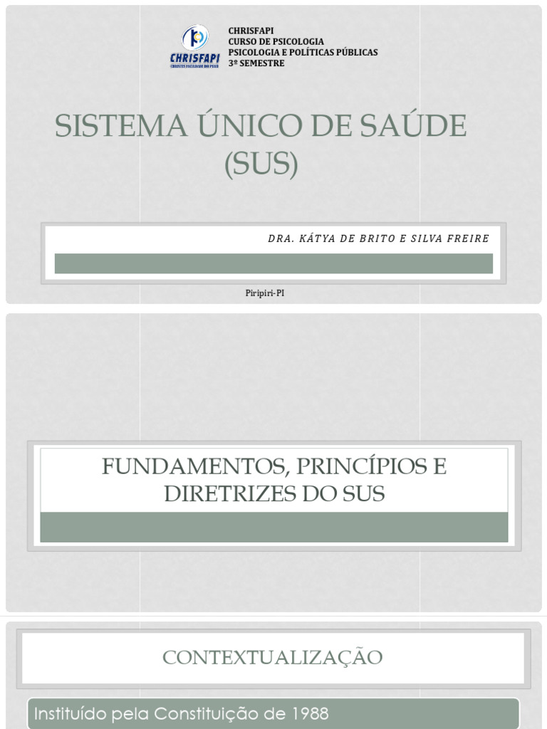 O Que É Sus PDF | PDF | Psicologia | Estado