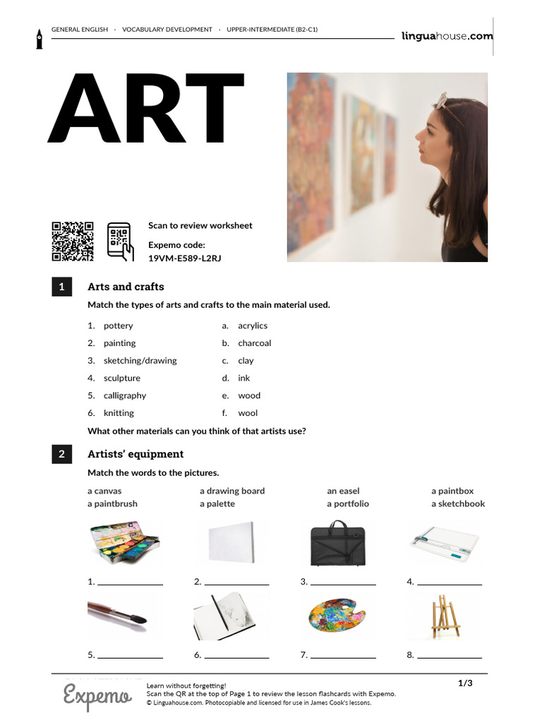 Art British English Student | PDF | Paintings | The Arts