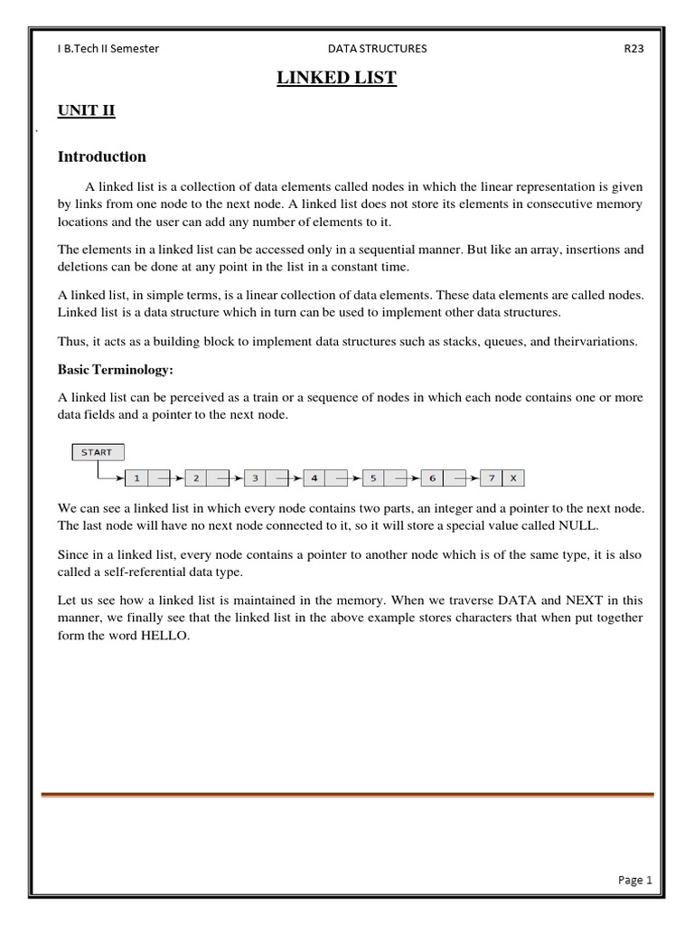 DS Unit-2 - R23 | PDF | Database Index | Pointer (Computer Programming)