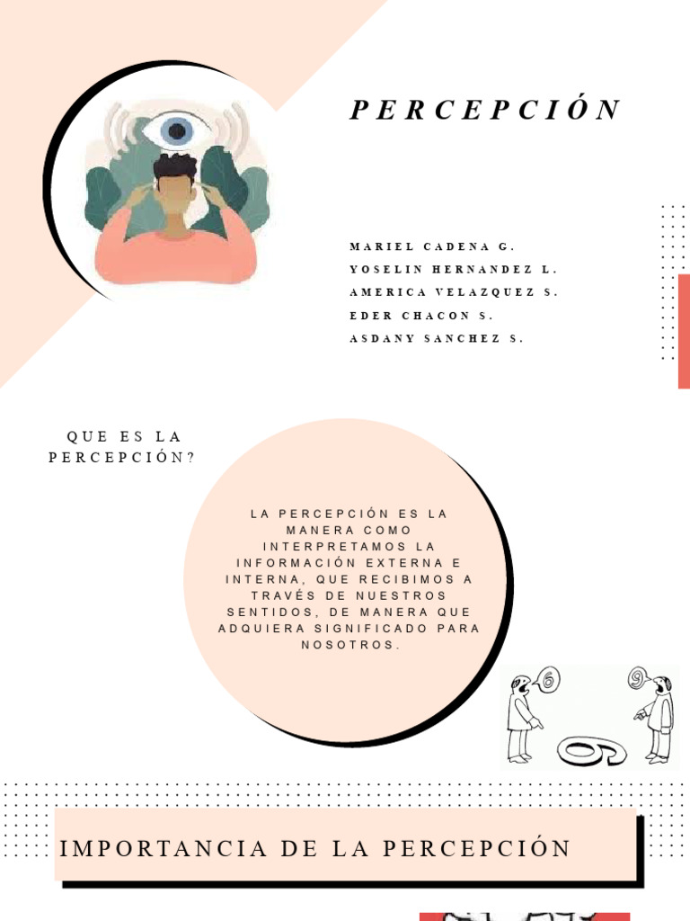Percepcion 1 | Descargar gratis PDF | Percepción | Sentidos