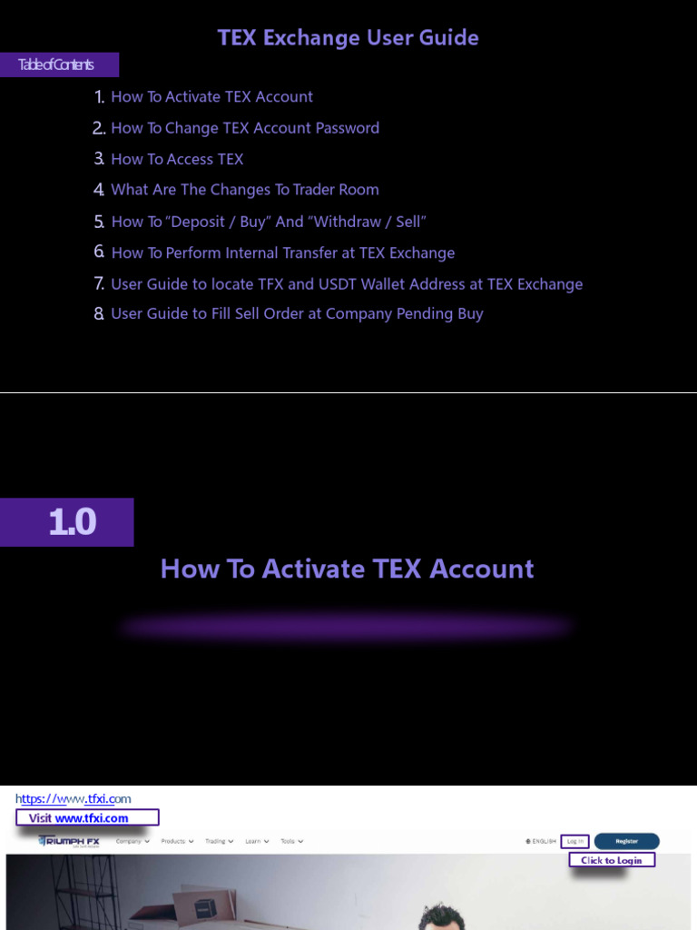 Activate Your TEX Account Guide | PDF | Login | Password