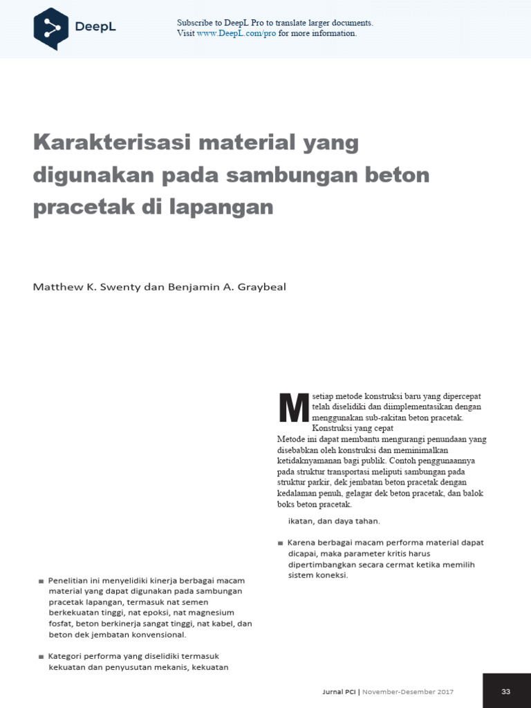 Characterization - of - Materials - Used - in - Field-Cast - Precast ...