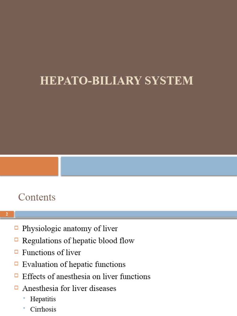 Hepato-Biliary System | PDF | Liver | Cirrhosis