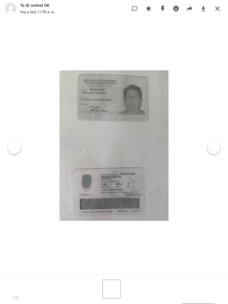 Cedula Rosa Gonzalez | PDF