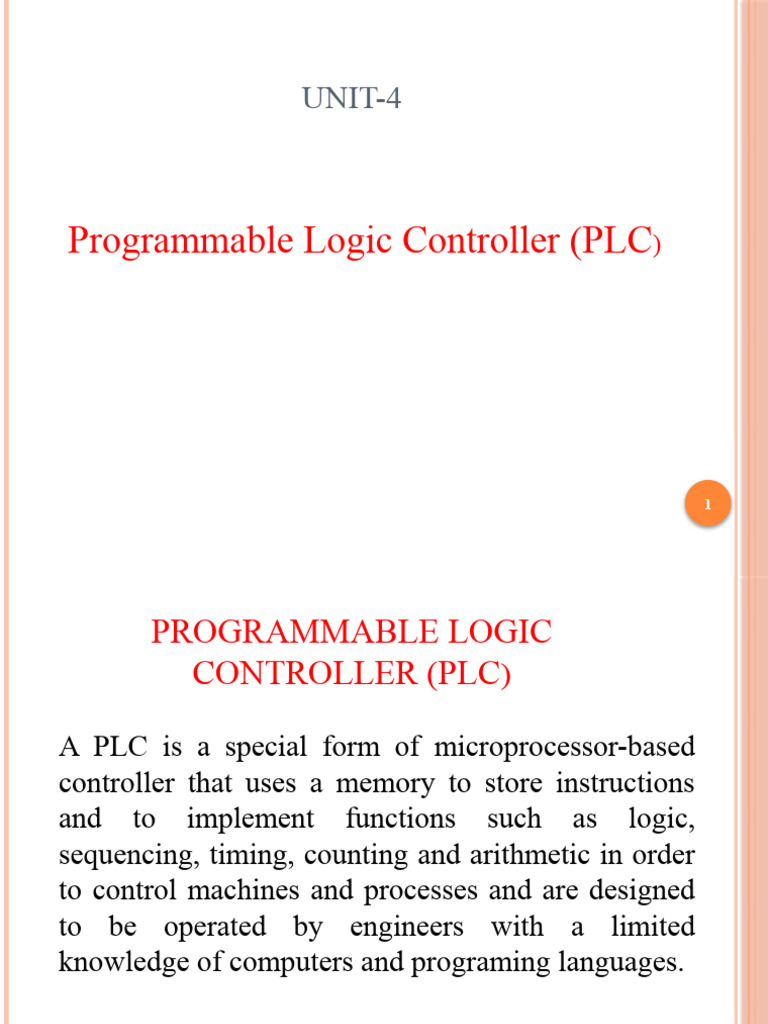 Understanding Programmable Logic Controllers | PDF | Programmable Logic Controller | Microcontroller