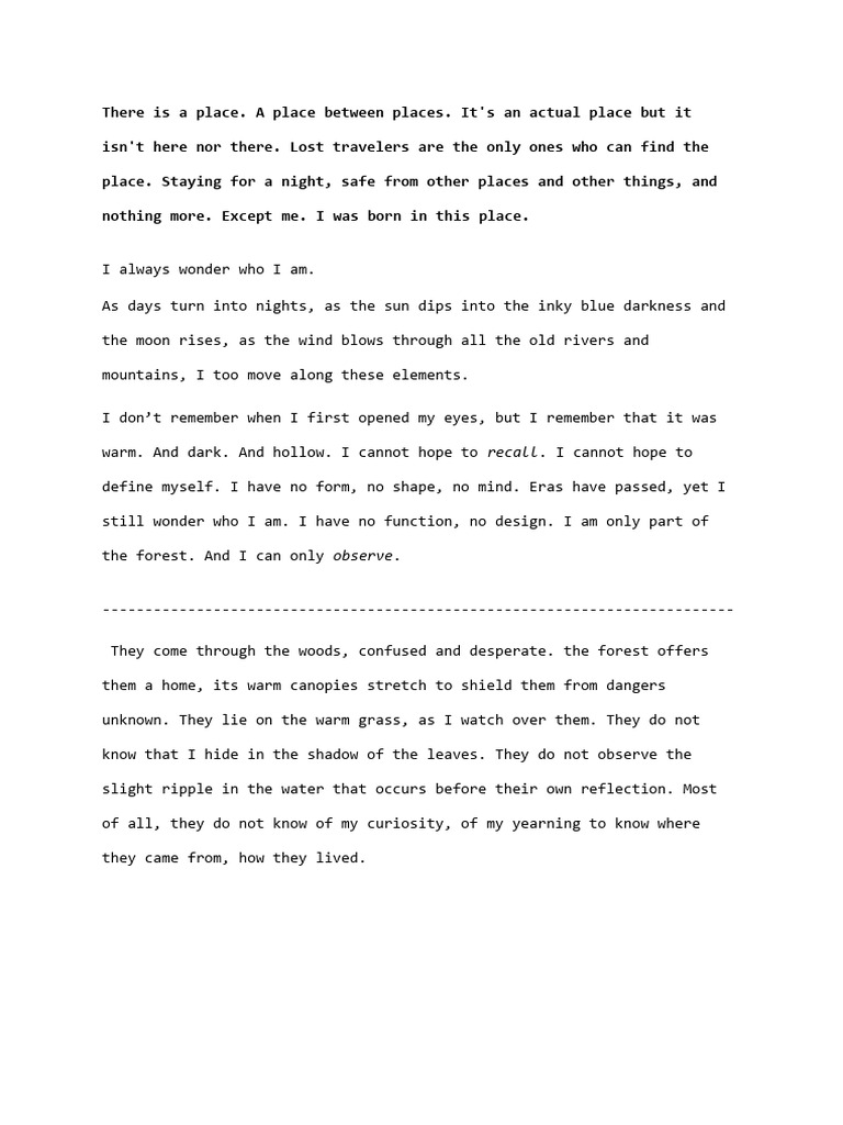 There Is A Place | PDF