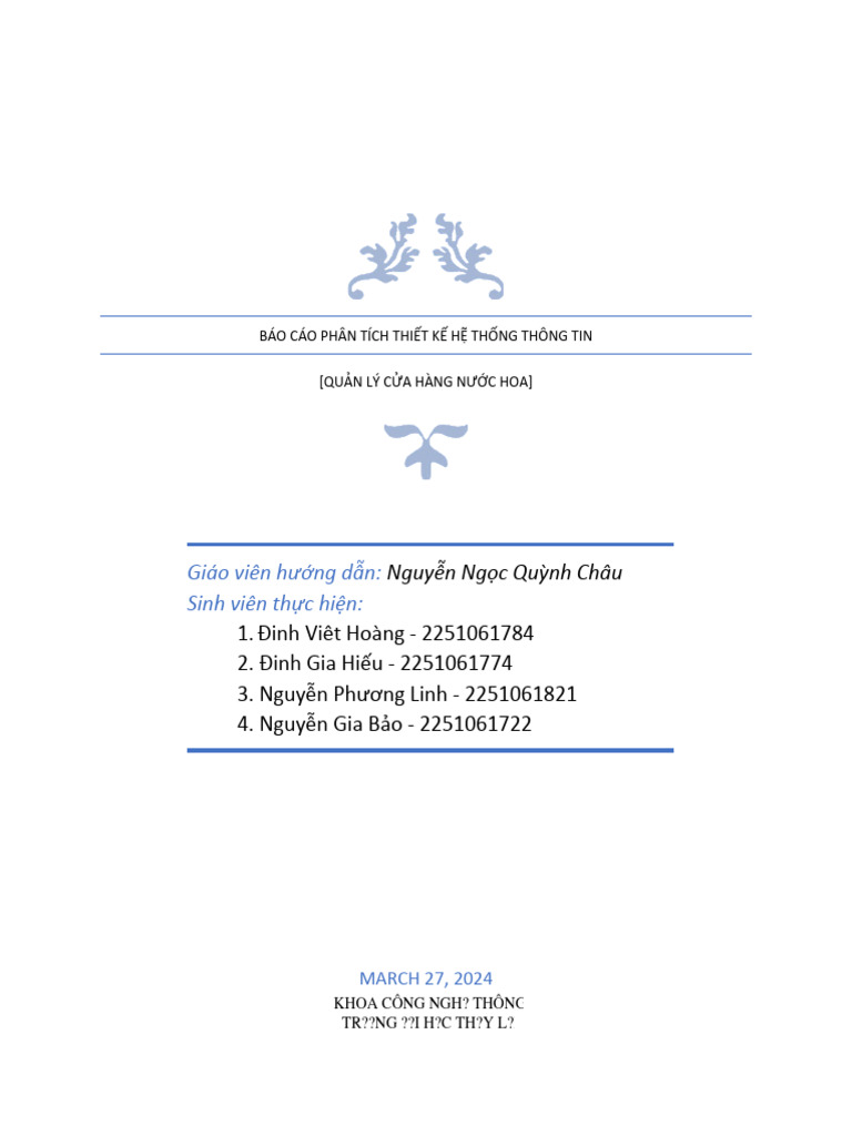 BTL PTTKHTTT-1 | PDF