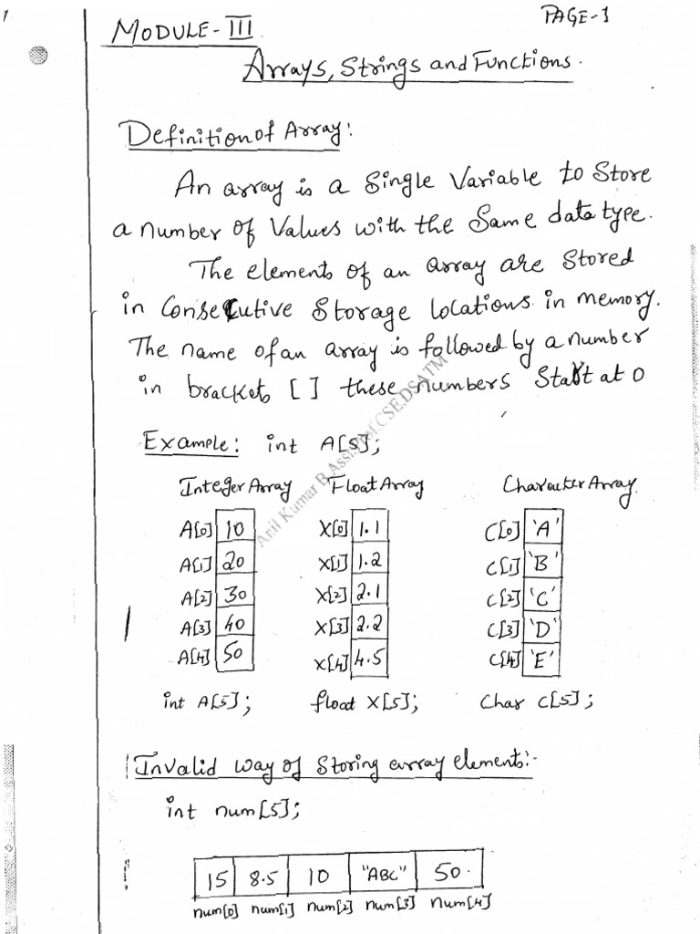 MODULE 3 functions. E-Note | PDF