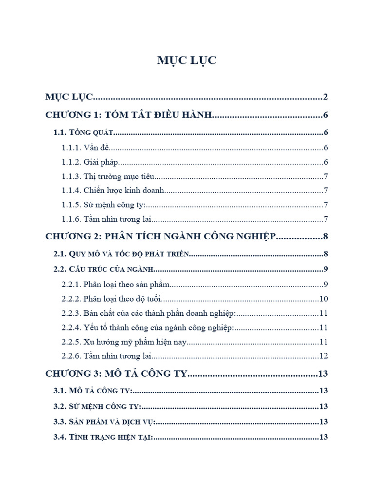 Chien Luoc Kinh Doanh | PDF