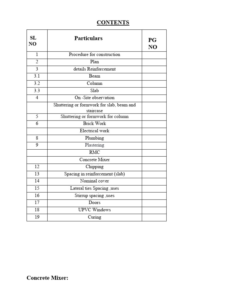 Summer Internship | PDF | Concrete | Structural Engineering