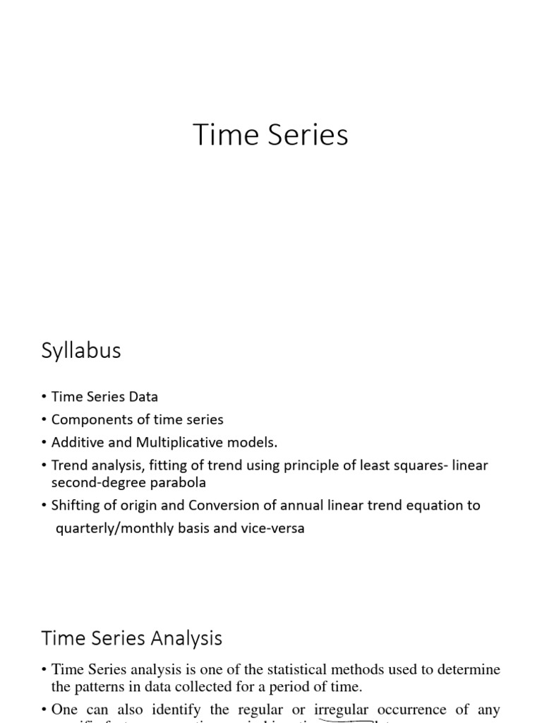 Time Series [Autosaved] | PDF | Time Series | Moving Average