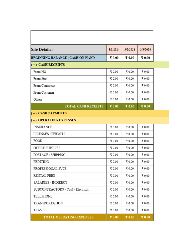 IC Simple Cash Flow 10876 | PDF | Cash | Business