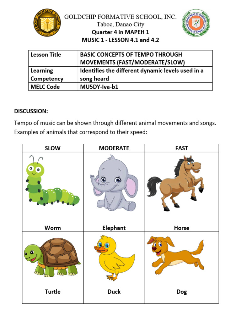 Lesson 1 and 2 | PDF | Tempo | Conducting