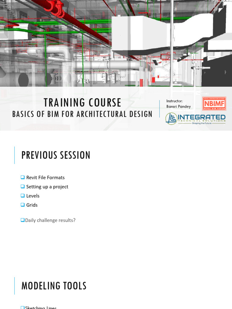 Revit Basics: Modeling Walls and Lines | PDF | Autodesk Revit | Wall