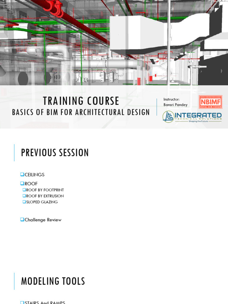BIM Basics: Stairs and Ramps Tutorial | PDF | Stairs