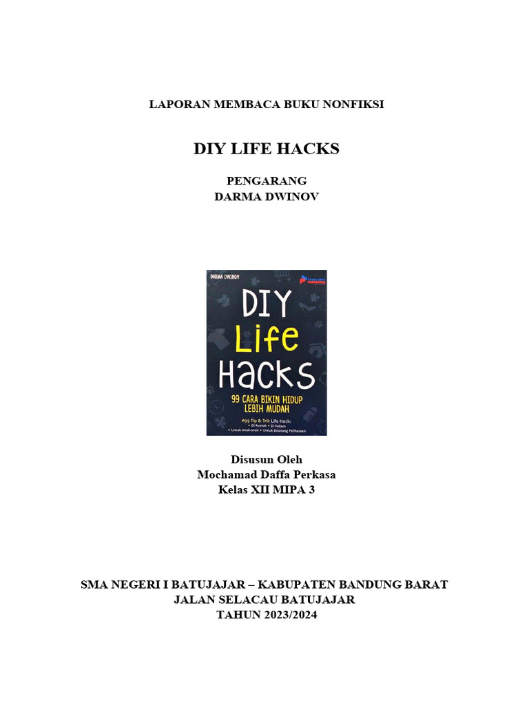 Tips Kreatif dari DIY Life Hacks | PDF