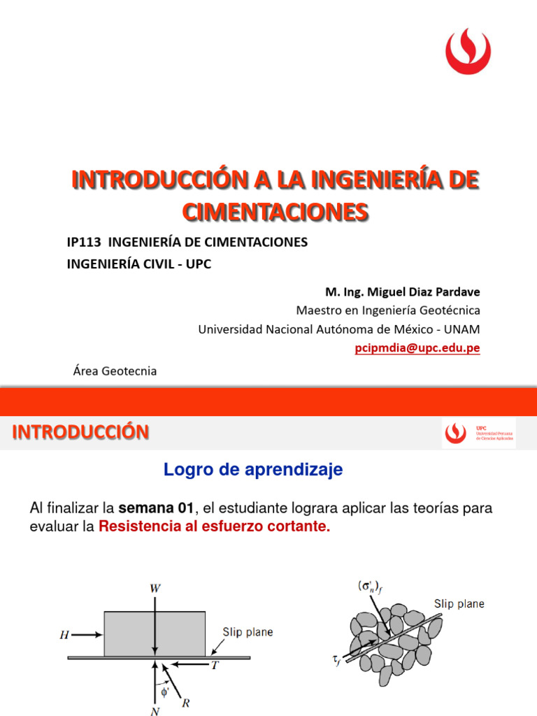 U1.1 Introducción - EPE | PDF | Fundación (Ingeniería) | Ingeniería geotécnica