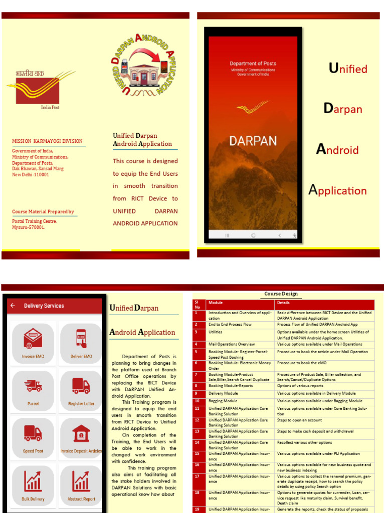 6000 - BROUCHURE - Darpan Brouchure - Pub | PDF | Android (Operating System) | Information ...