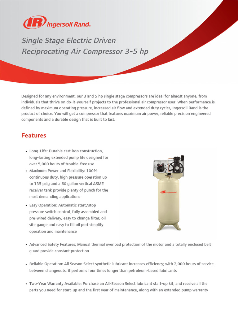 Ficha Tecnica Compresor 2 | Download Free PDF | Pump | Lubricant