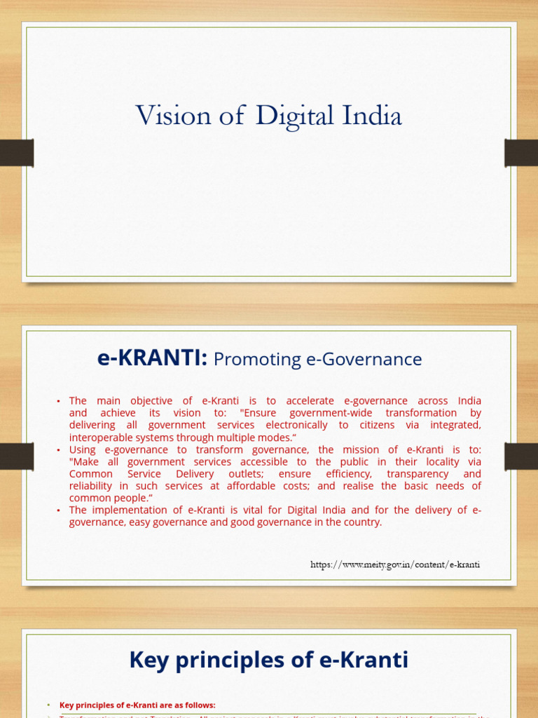 e-Kranti: Transforming Digital Governance | PDF | Computer Security ...