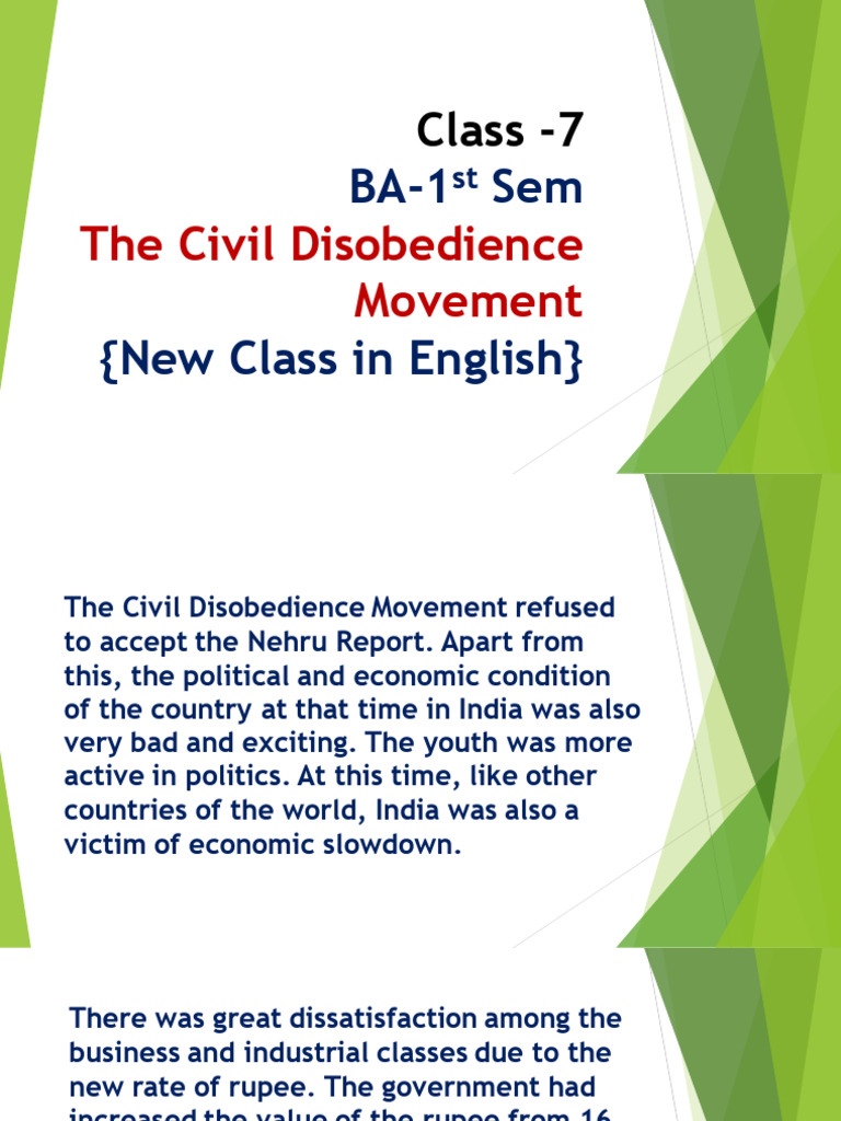 Civil Disobedience Movement Overview | PDF | Mahatma Gandhi