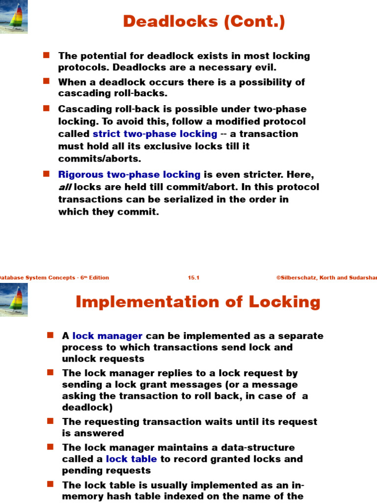 Deadlock | PDF | Database Transaction | Data Management