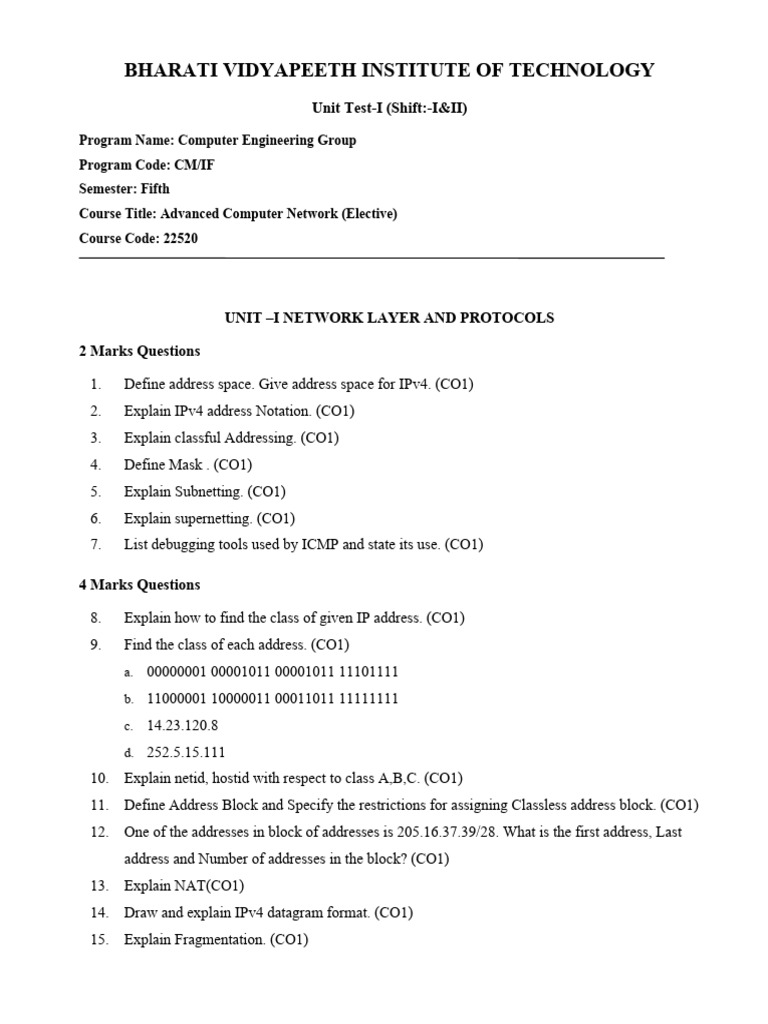 Acn (22520) Uti QB 030819 | PDF | I Pv6 | Internet Protocols