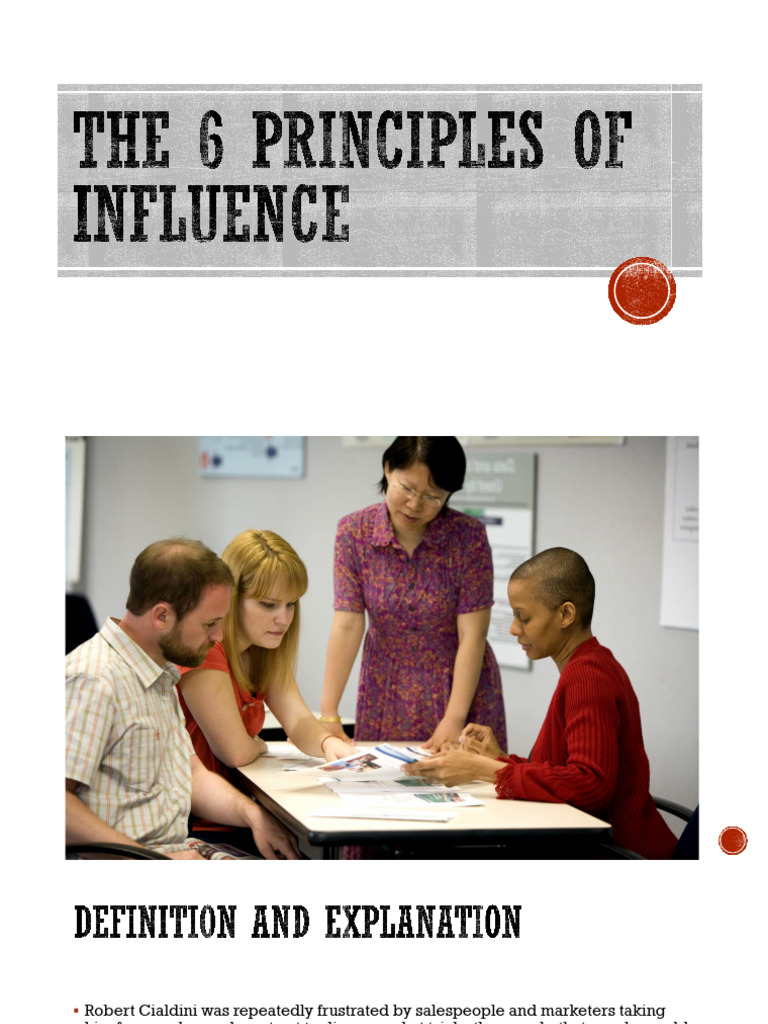 The 6 Principles of Influence | PDF